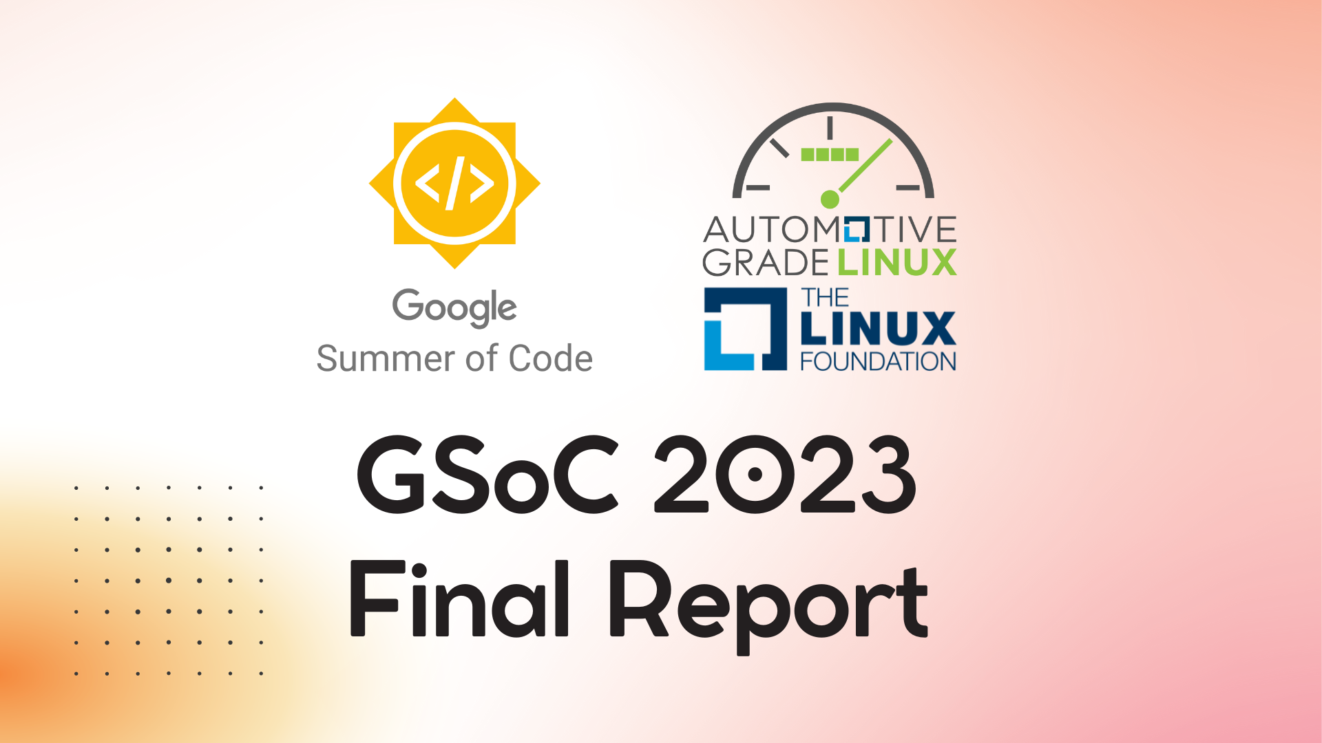 GSoC 2023 Final Report