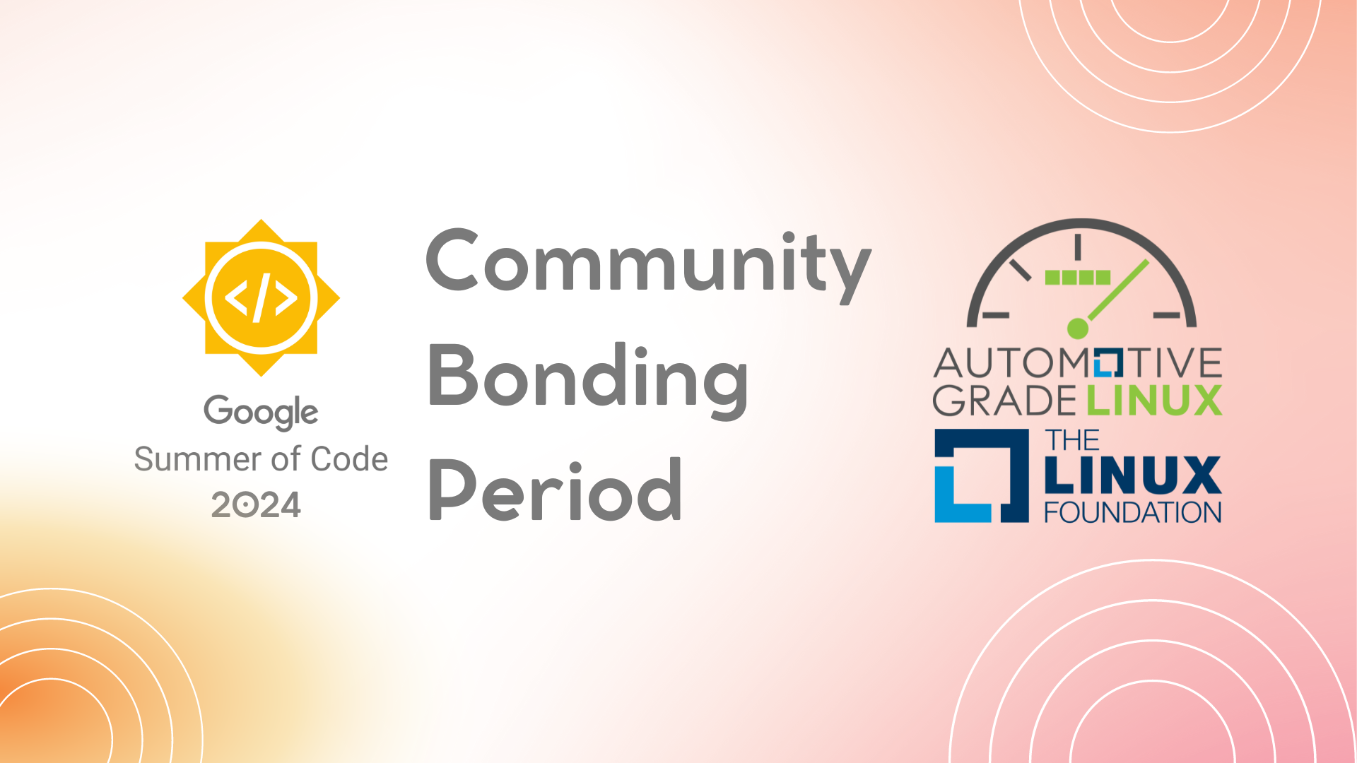 GSoC 2024 Community Bonding Period