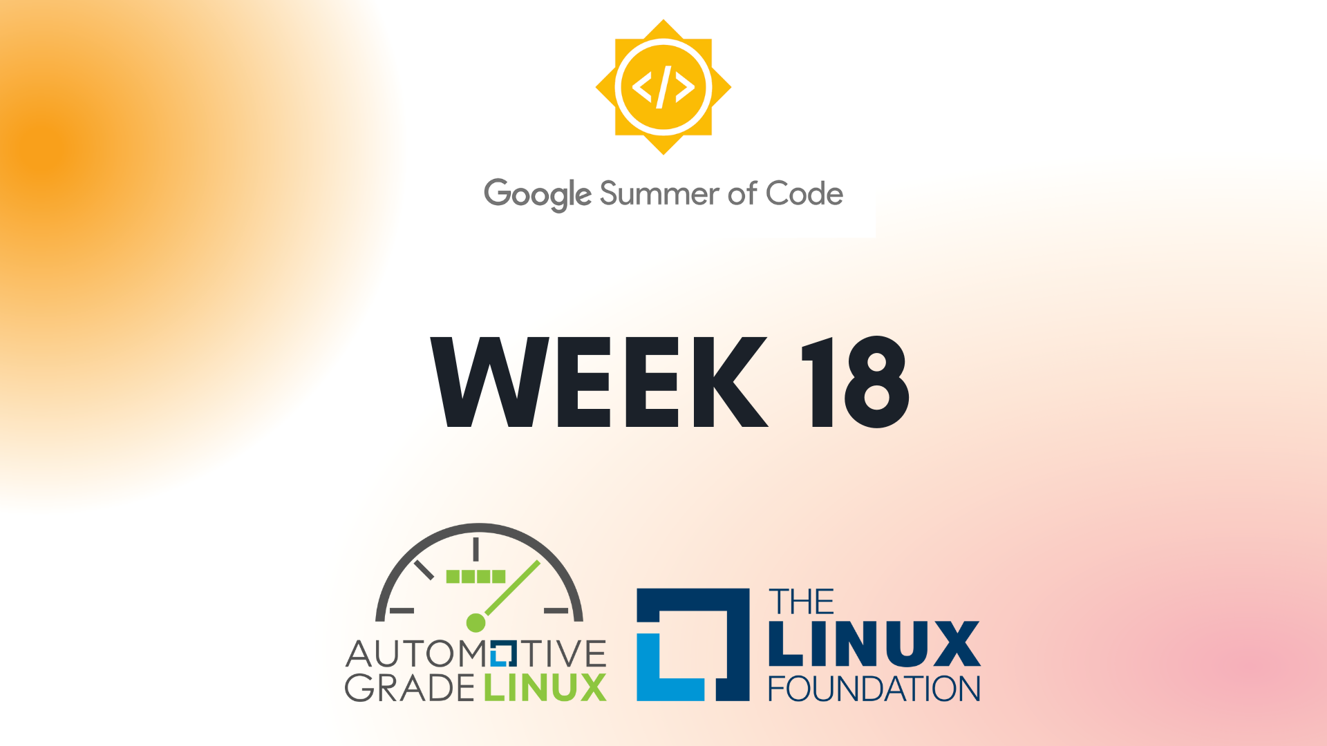 Week 18 Progress Report