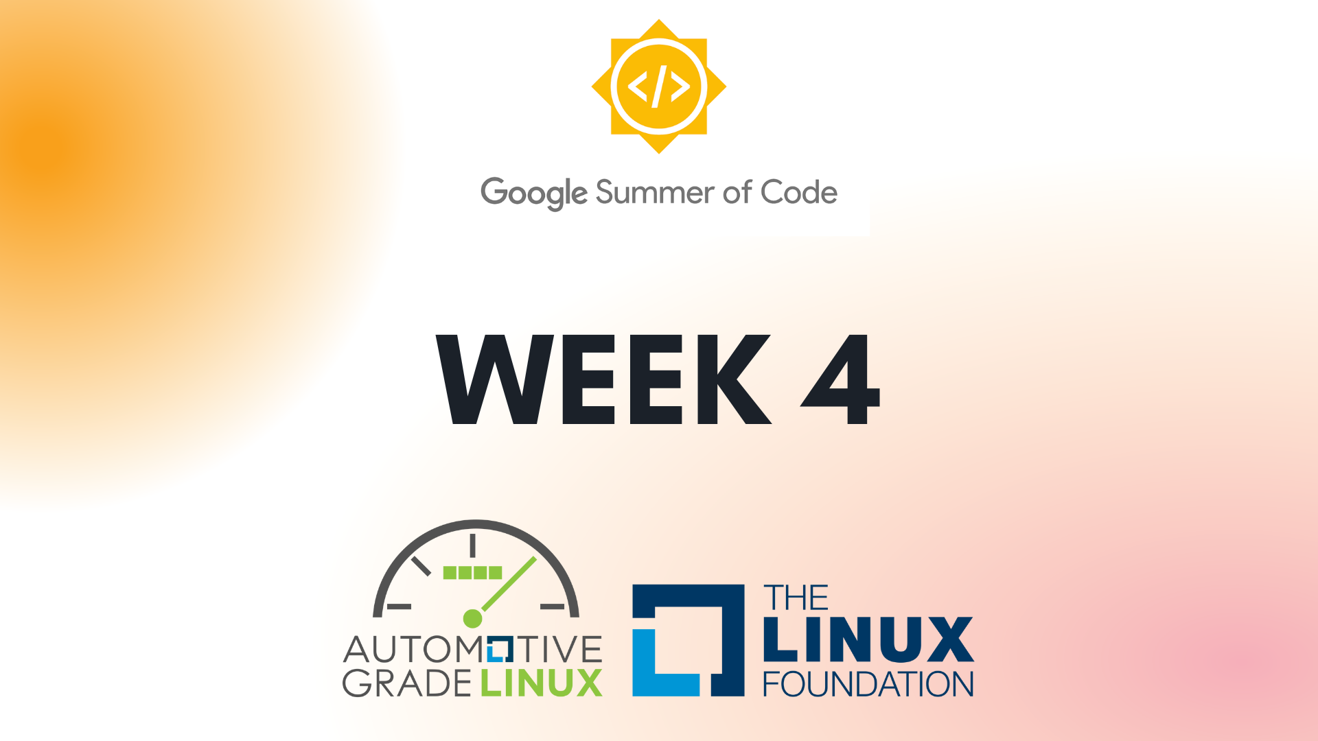 Week 4 Progress Report